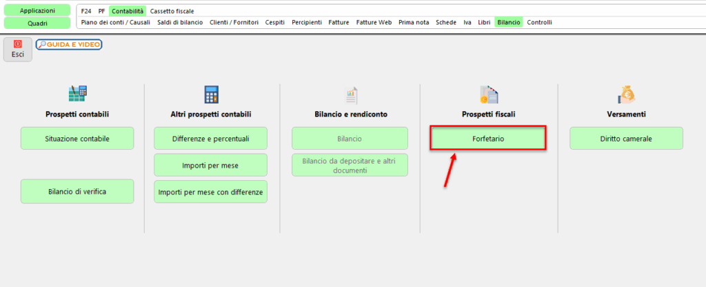 Dati per quadri LM/RS - GBsoftware - Guida generale