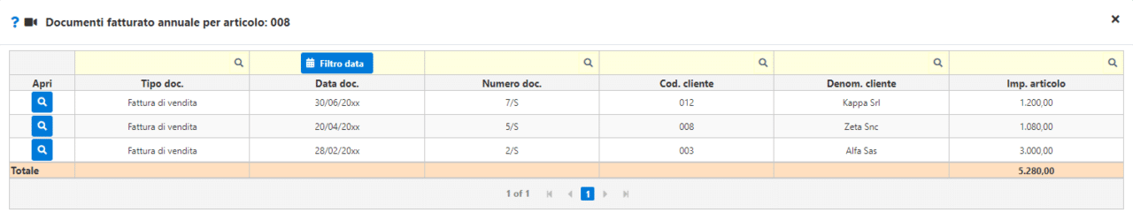 Dashboard Fatturazione Elettronica Web - GBsoftware - Guida generale